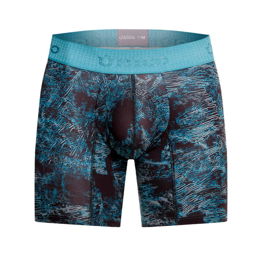 Mundo Único Blue Waves Boxer Briefs | Micro-Perforated, Quick-Dry Fabr ...