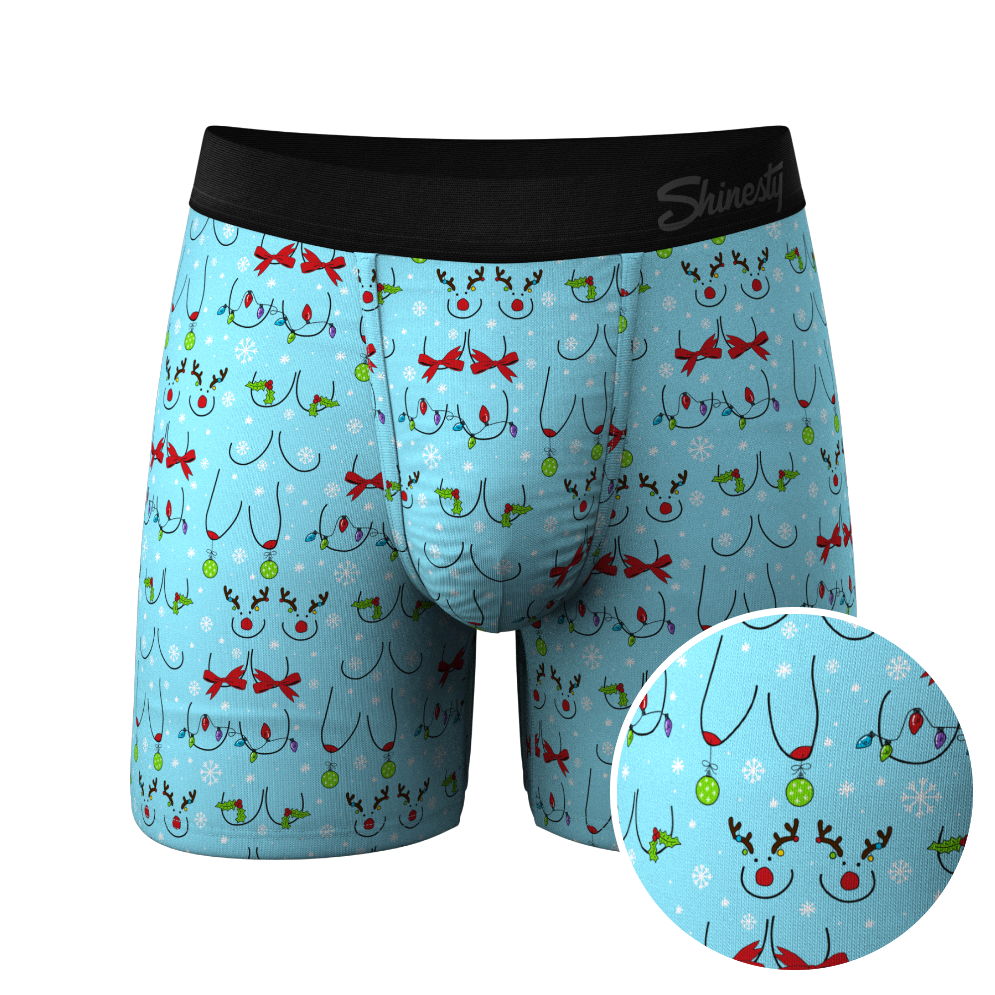 The Mistletits Christmas Bust Underwear with Ball Hammock® Pouch ...